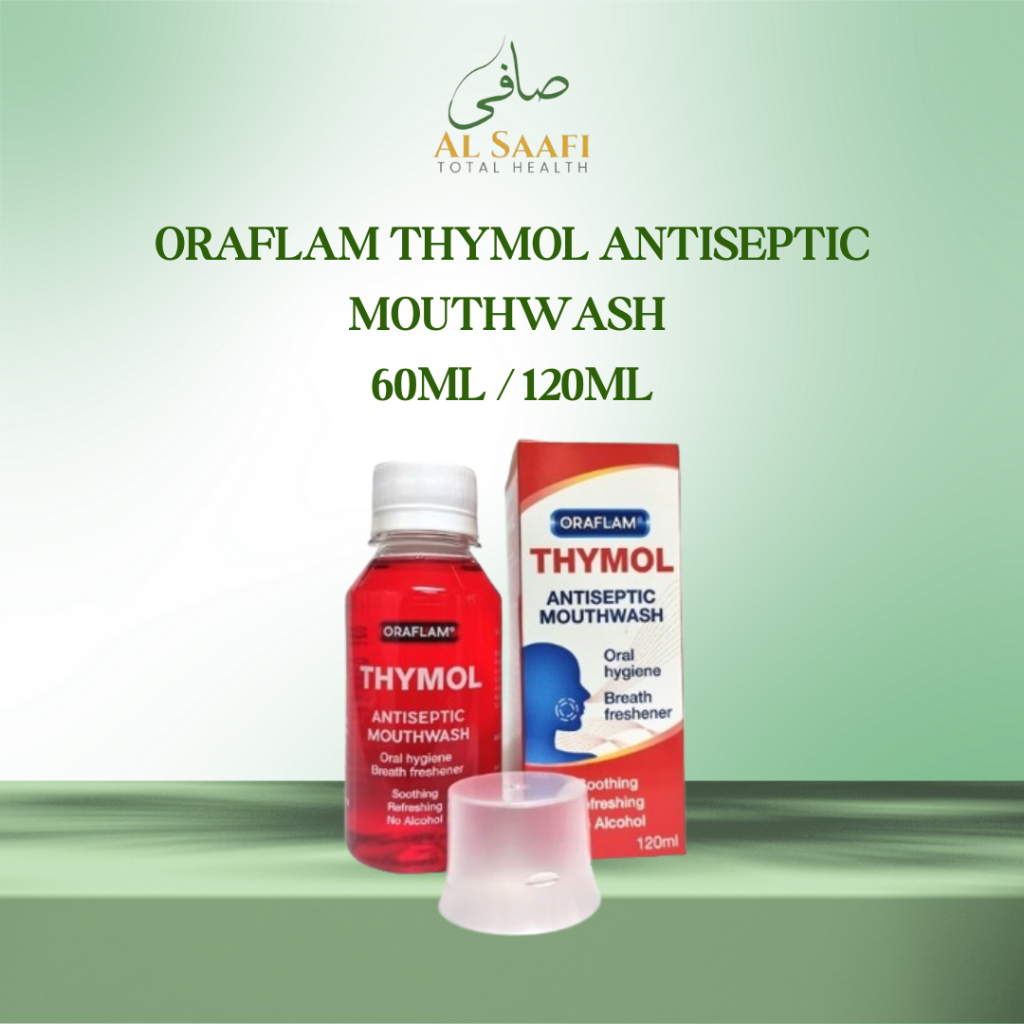 Oraflam Thymol Antiseptic Mouthwash 60ml / 120ml | Shopee Malaysia