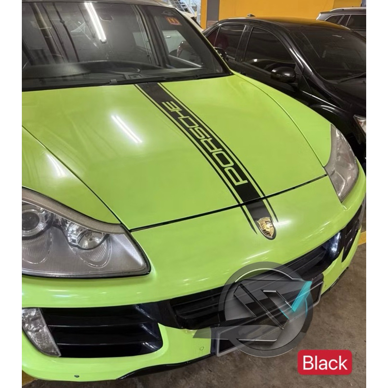 (Ready Stock) S1553# Porsche Cayenne Car Bonnet Vinyl Decal Sticker ...