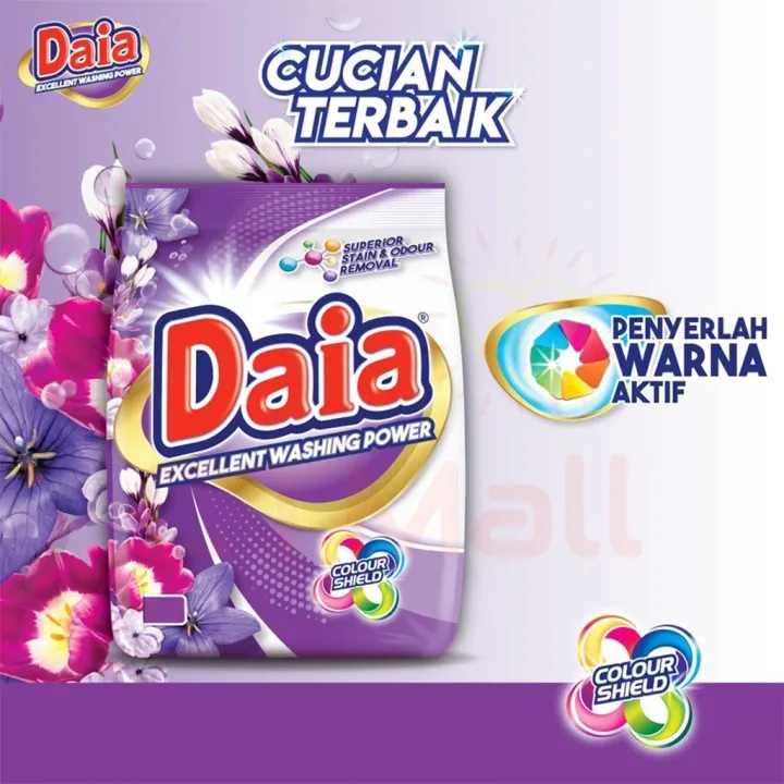 Daia Powder Detergent (Eau De Parfum/ Lemon/ Colour Shield) 2.3kg ...