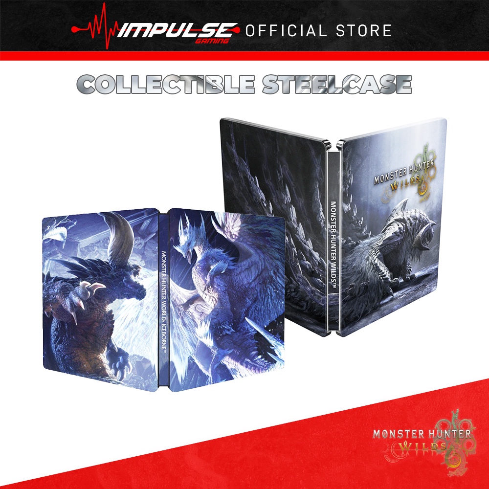 魔物獵人 / 怪物猎人 Monster Hunter Wilds / Iceborne Official Steelcase ...