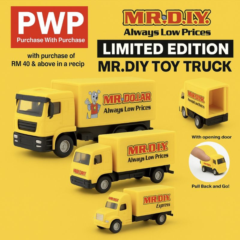 HARGA TERMURAH !!! TRUCK LORRY / LORI MR.DIY DIECAST ORIGINAL ( SPECIAL ...