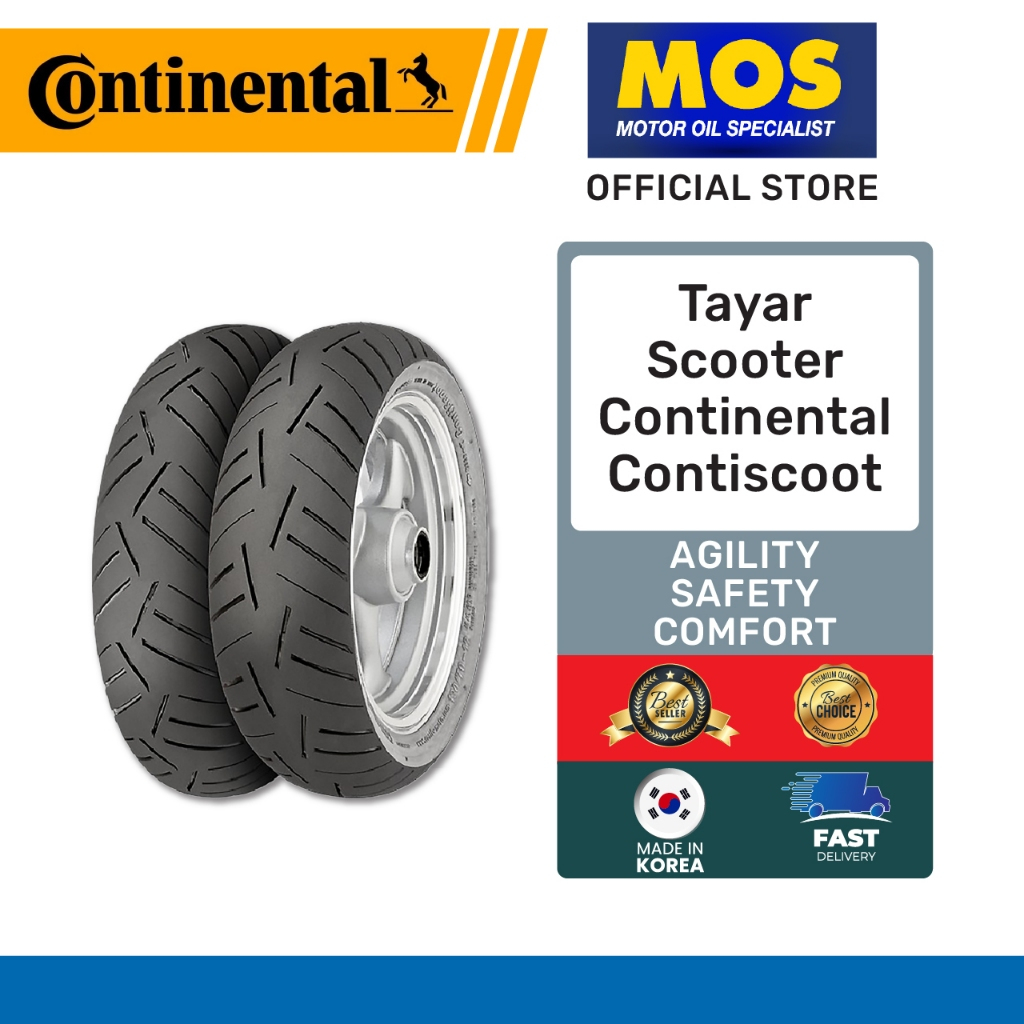 Tayar Scooter Continental Contiscoot - Honda ADV160, Honda Forza ...
