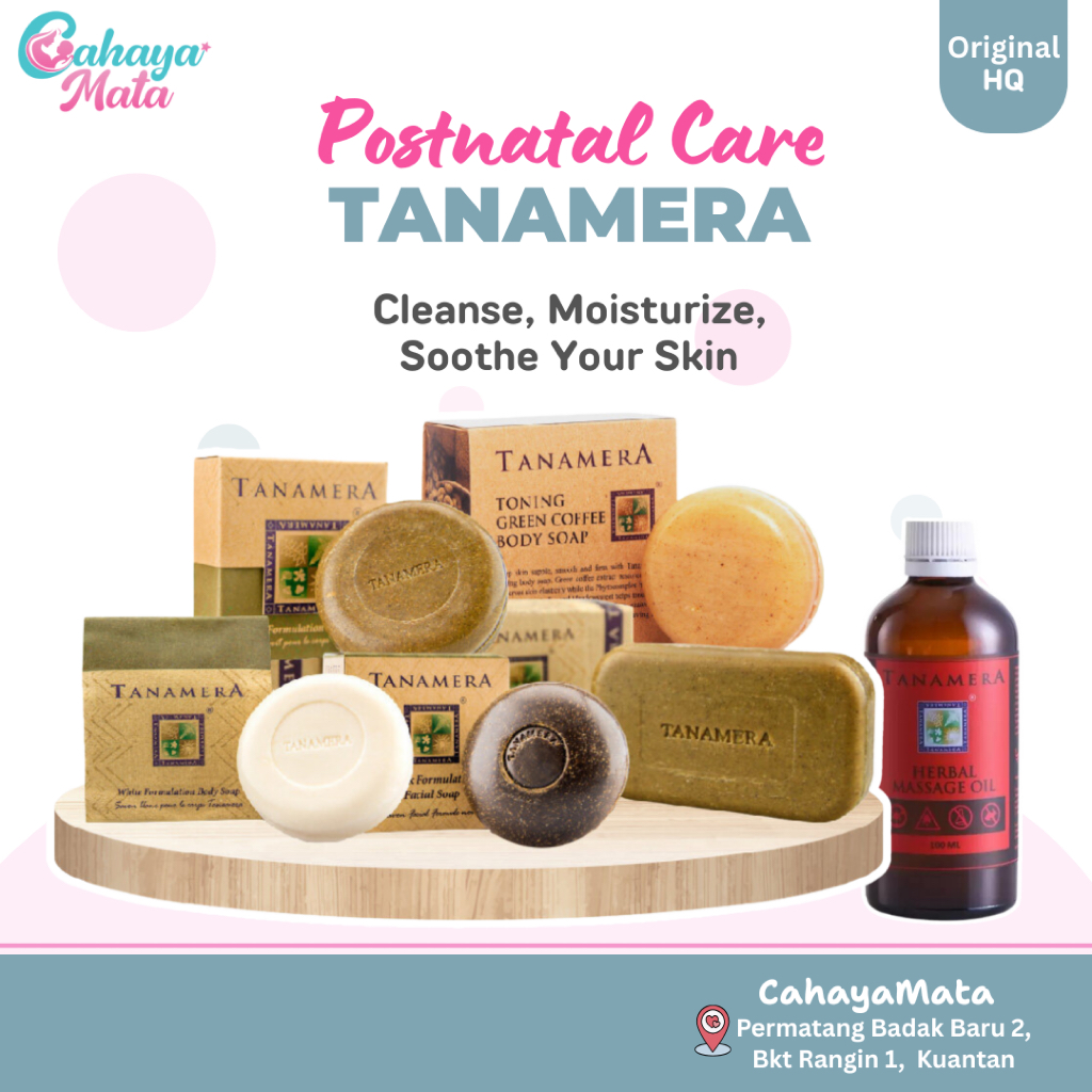 TANAMERA Set Bersalin Ibu | Body Soap | Brown Soap | Sabun Pantang ...