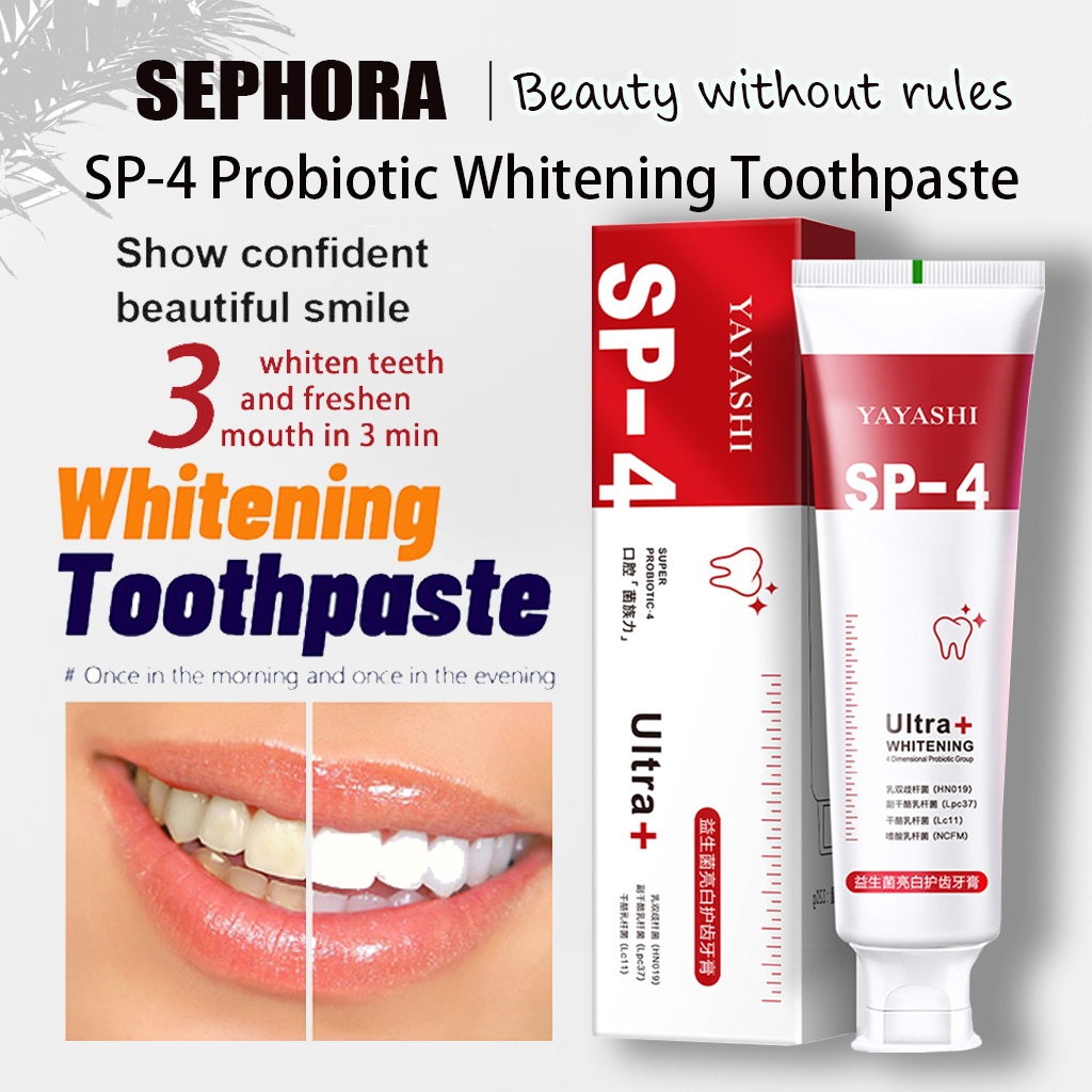 YAYASHI SP-4 Toothpaste Ultra Plus Super Probiotic Whitening Toothpaste ...