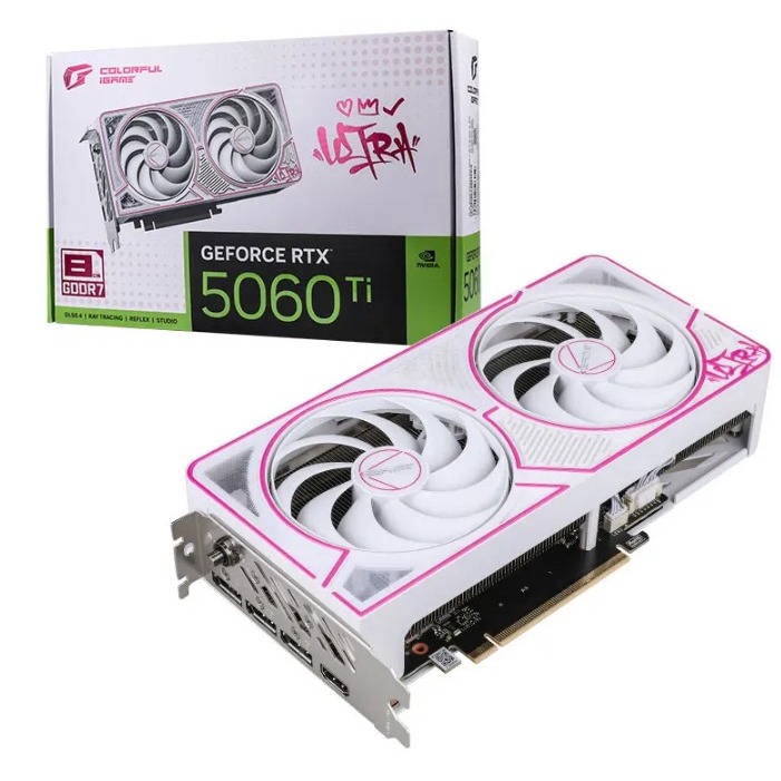Colorful Nvidia RTX 5060 Ti ULTRA W DUO OC-V 16GB / 8GB GeForce ...