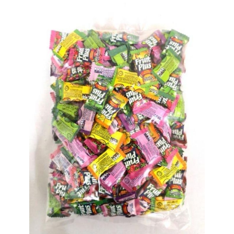 Fruit Plus Mix Fruits Assorted Chewy Candy 120's Jajan Zaman Kanak Gula ...