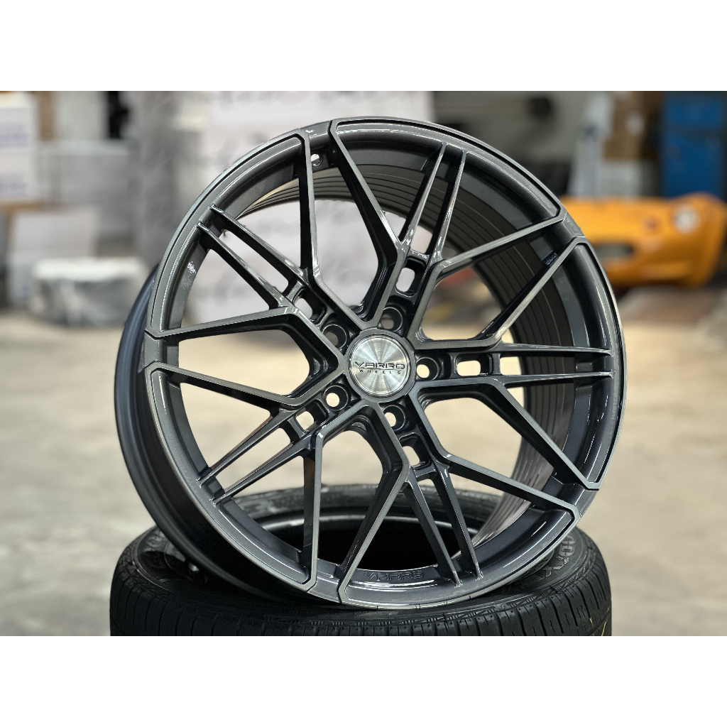 NEW 19X8.5J 19X9.5J Varro VD45X Rim (set of 4) Titanium 5X112 for ...