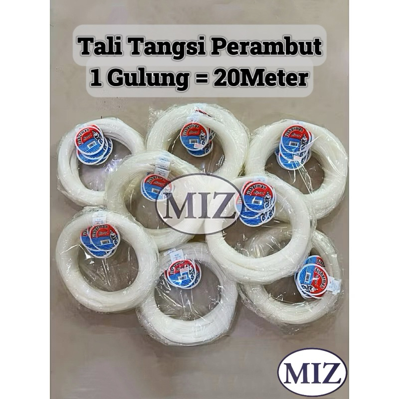 1 Ikat = 20Meter 100LBS 200LBS 250LBS 300LBS 400LBS 500LBS Tali ...