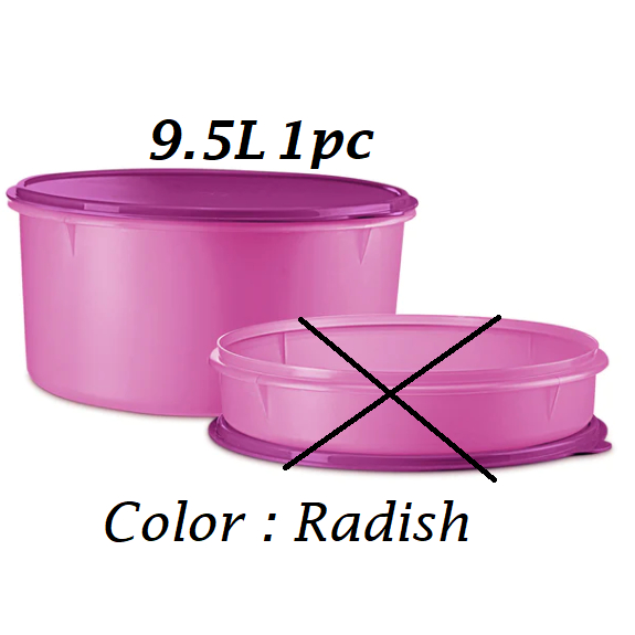 *9.5L 1pc*Raya*Tupperware Take A Lot Large 9.5L /Small 3.7L Level ...