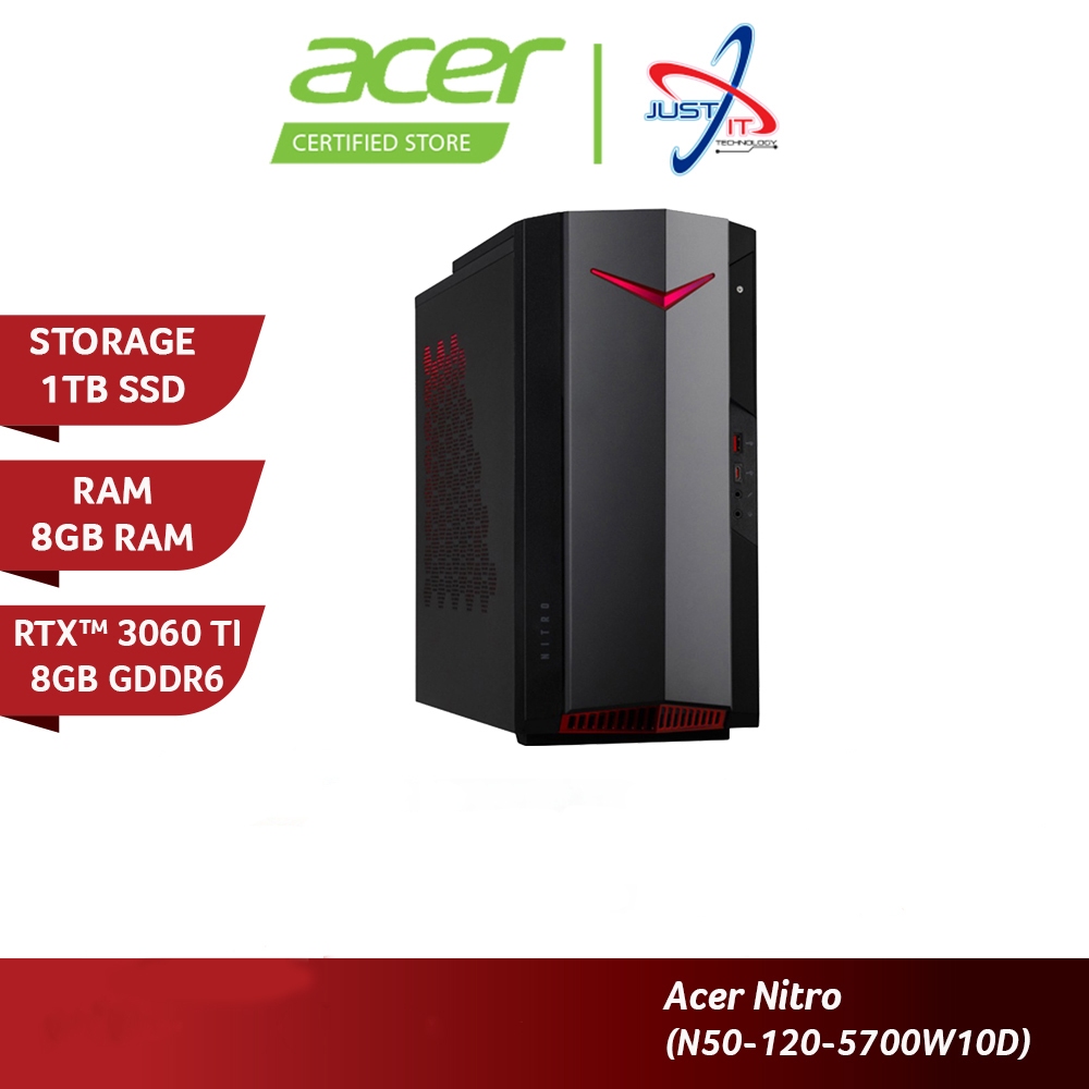 ACER NITRO N50-120-5700W10D / N50-120-5700W10 Ryzen 7-5700G 8GD4 1TBSSD ...