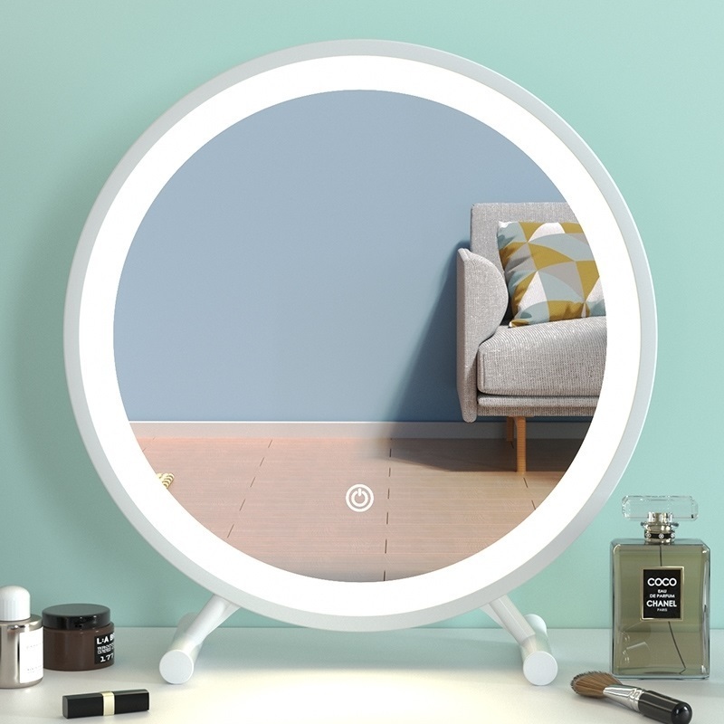 LI|LED Makeup Mirror desktop vanity mirror Countertop Cosmetic Mirror ...