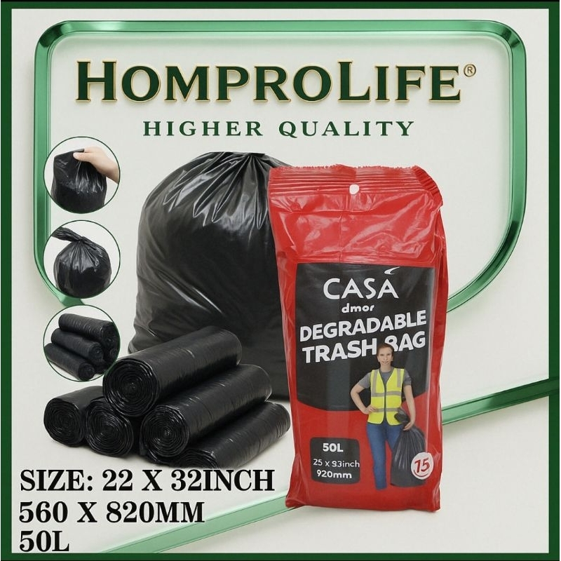 [𝟭𝟱𝗽𝗰𝘀/𝗿𝗼𝗹𝗹] Diapers Pet Poops Big Saiz Garbage Plastic Bag Refill ...