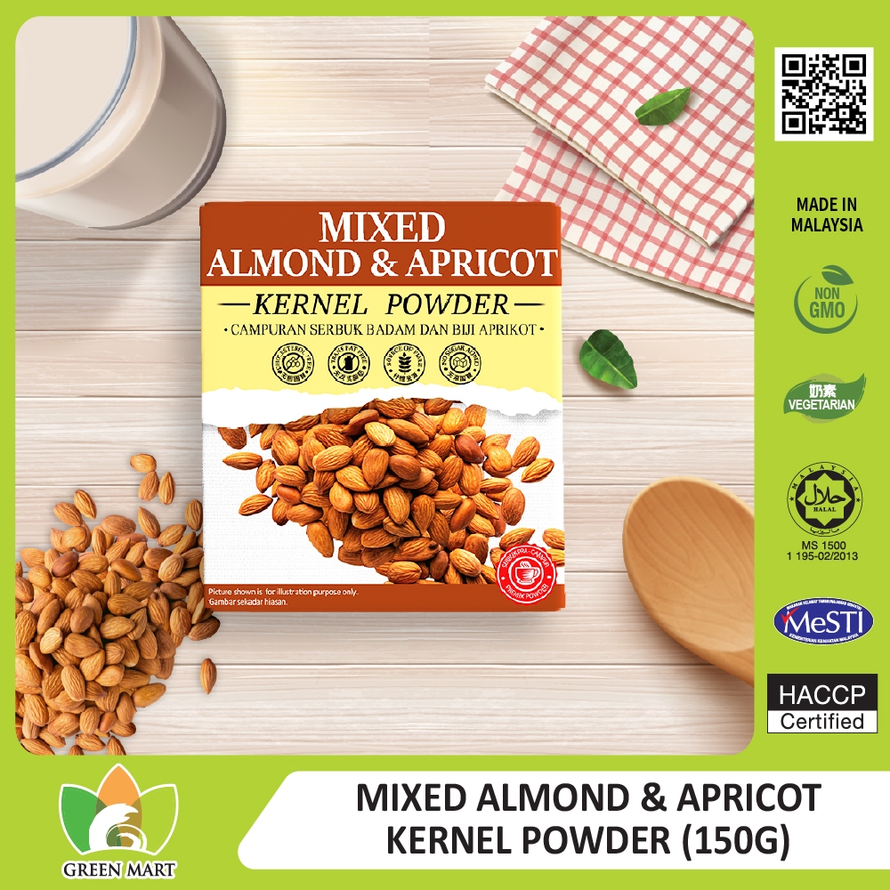Hei Hwang Mixed Almond & Apricot Kernel Powder (150g) | Shopee Malaysia