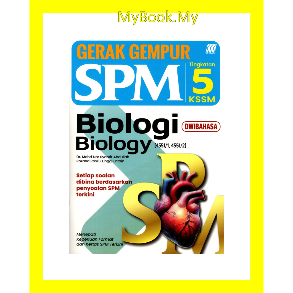 *BARU* MyB Buku Latihan : Biologi Biology - Gerak Gempur Tingkatan 5 SPM KSSM (Sasbadi) | Shopee ...