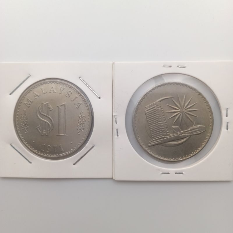 S1 1Ringgit 1971 Normal/GoodConditions Malaysia Syiling Lama Coins Lama ...