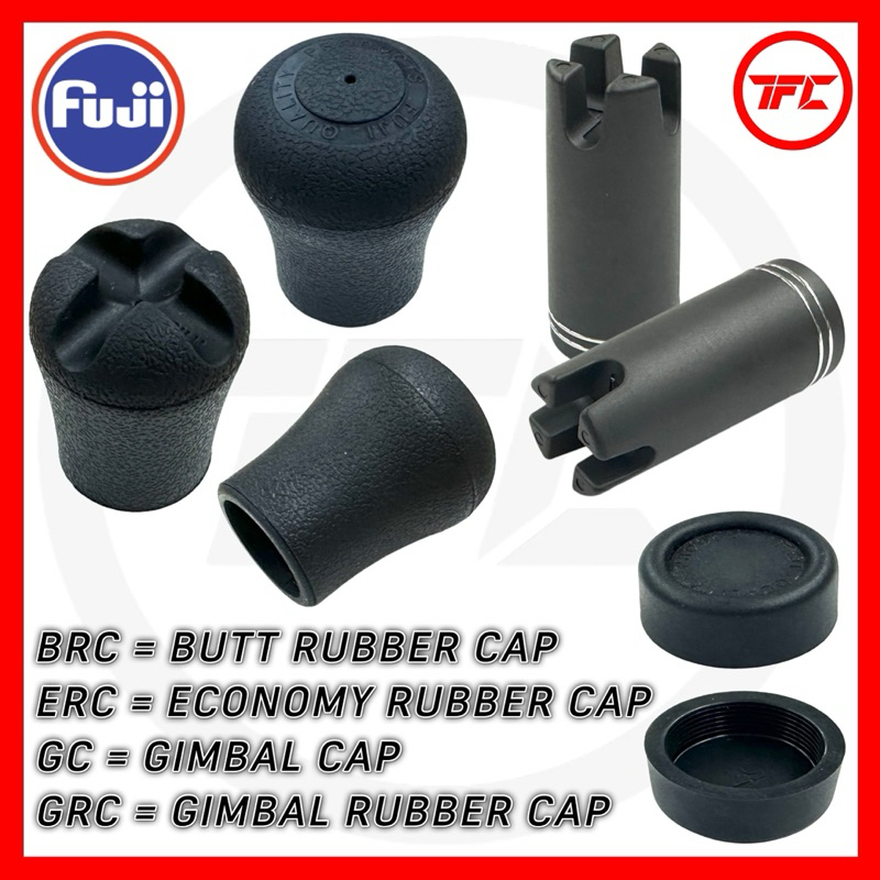 FUJI Rubber Butt Cap BRC Gimbal Butt Cap GRC ERC GC Economy Cover Rod ...