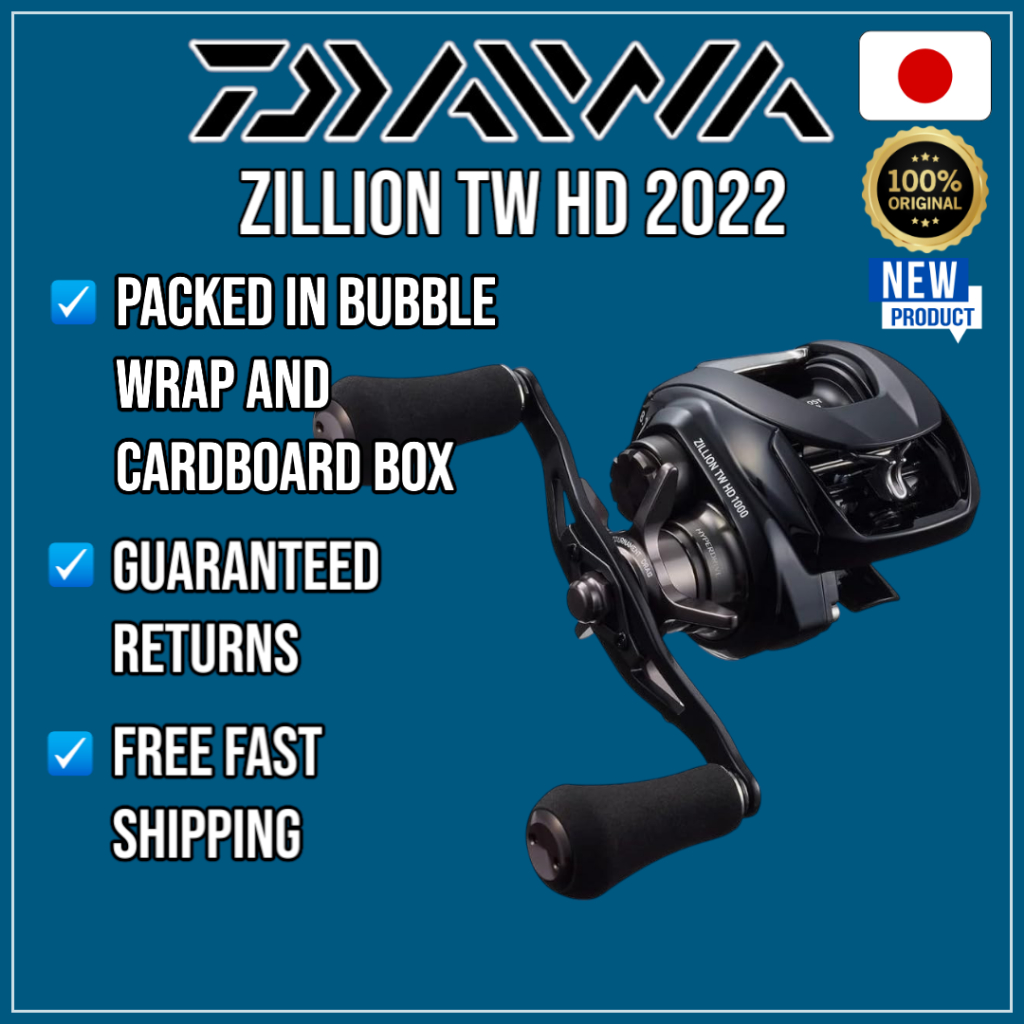 Daiwa 22 Zillion TW HD Baitcasting Reel 1000 Serie Mesin Pancing | Shopee Malaysia