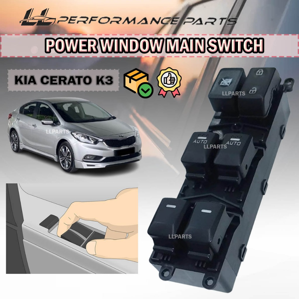 Kia Cerato K3 Power Window Main Switch Suis tingkap Master Switch ...