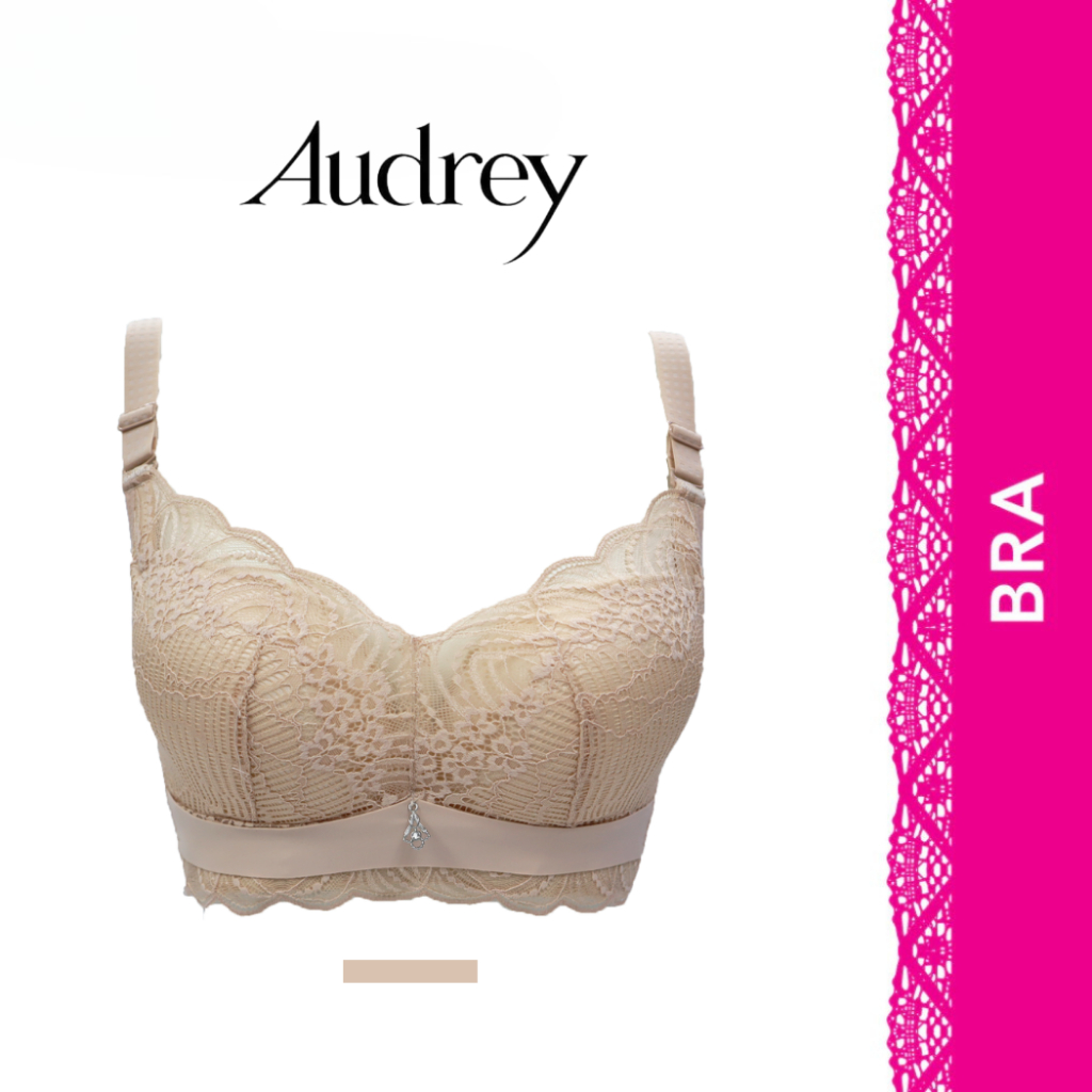 Audrey Fashion Wireless 5/8 Thin Moulded Bra Coli Wanita - B C Cup Size 73-3001 | Shopee Malaysia