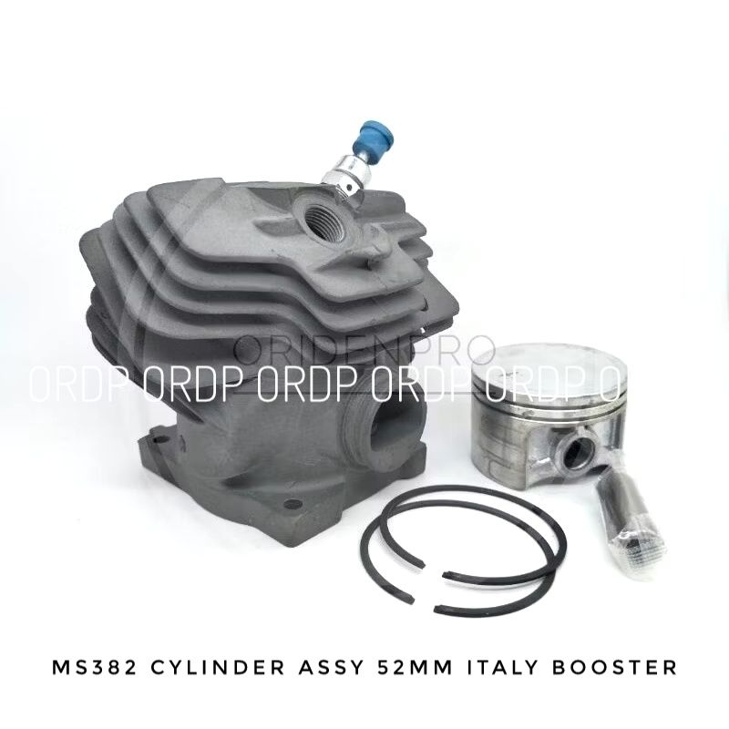 STIHL MS382 382 chainsaw Cylinder Assy 52mm booster ITALY QUALITY Free ...