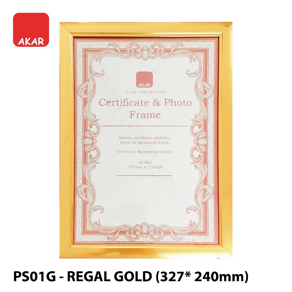 Bingkai Sijil / Foto / Lukisan AKAR A4 – A4 Certificate, Photo ...
