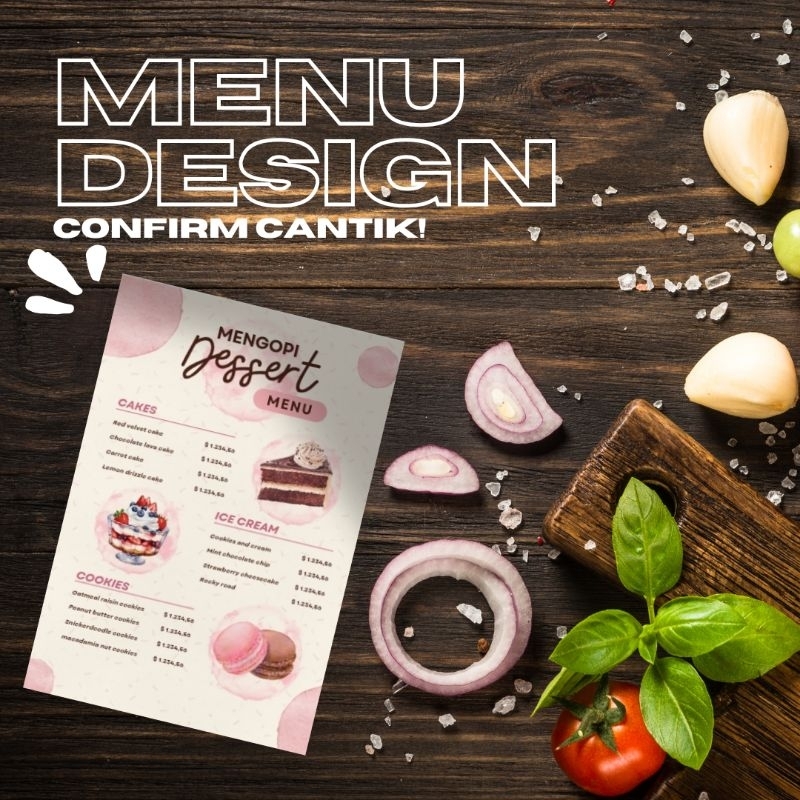 SERVIS CIPTA DESIGN MENU SENARAI MAKANAN & MINUMAN KEDAI MAKAN RESTORAN ...