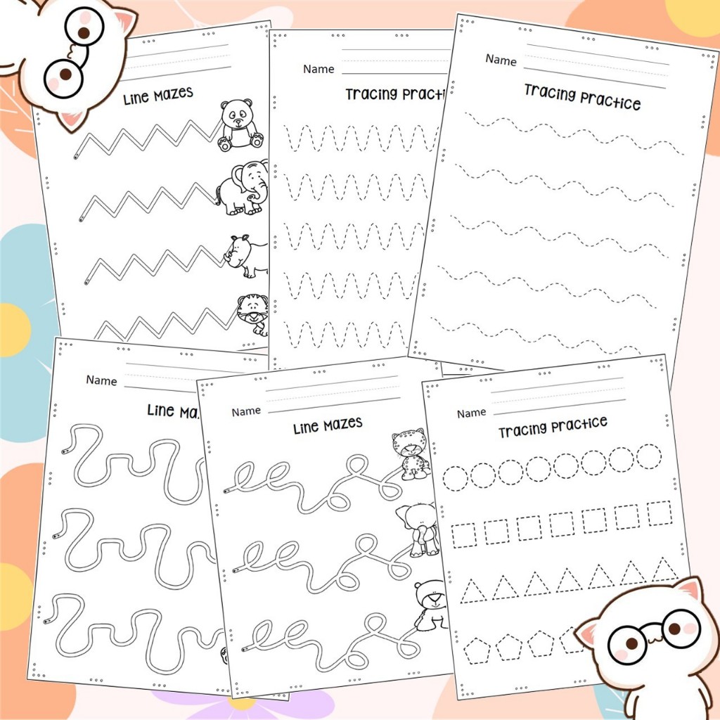 【NR】Fine Motor & Pre-Writing Printable Worksheets for Kids Early ...