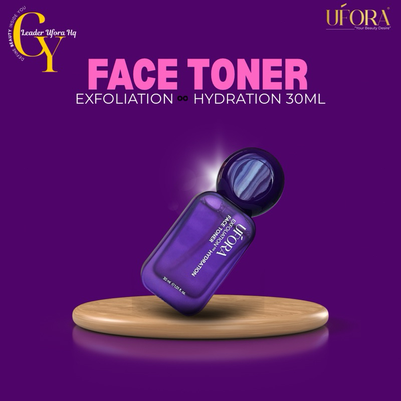 Toner Ufora (Exfoliation + Hydration) 30ml with Glycolic acid | Shopee ...