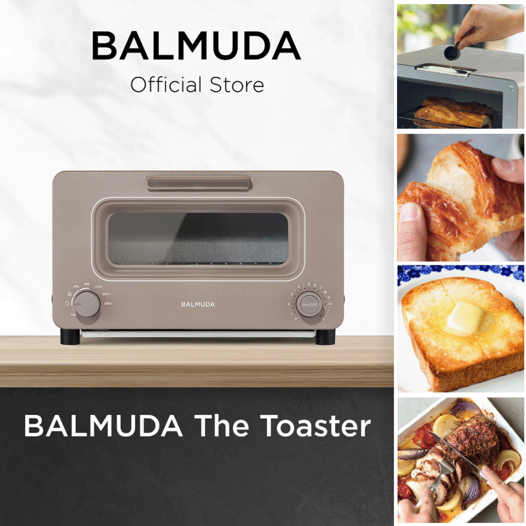 BALMUDA The Toaster Oven 5 Cooking Modes - Chocolate K11E-CW | Shopee ...