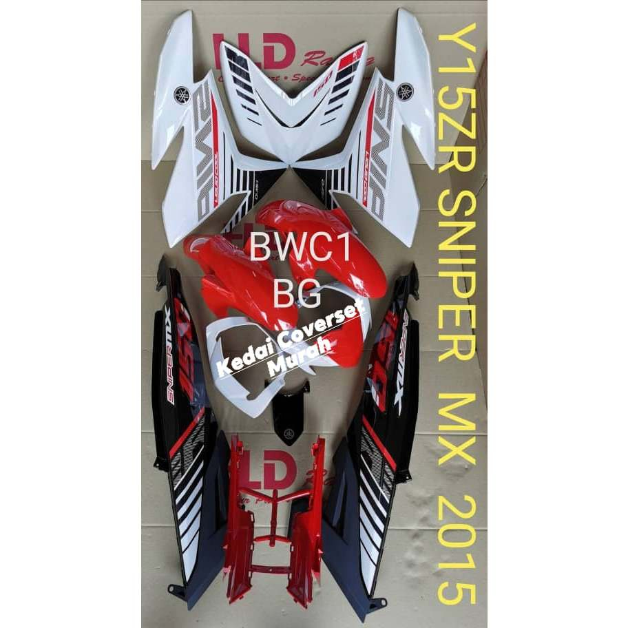 COVER SET Y15 V1/V2 BIRU GP / BATMAN SIAP TAMPAL | Shopee Malaysia