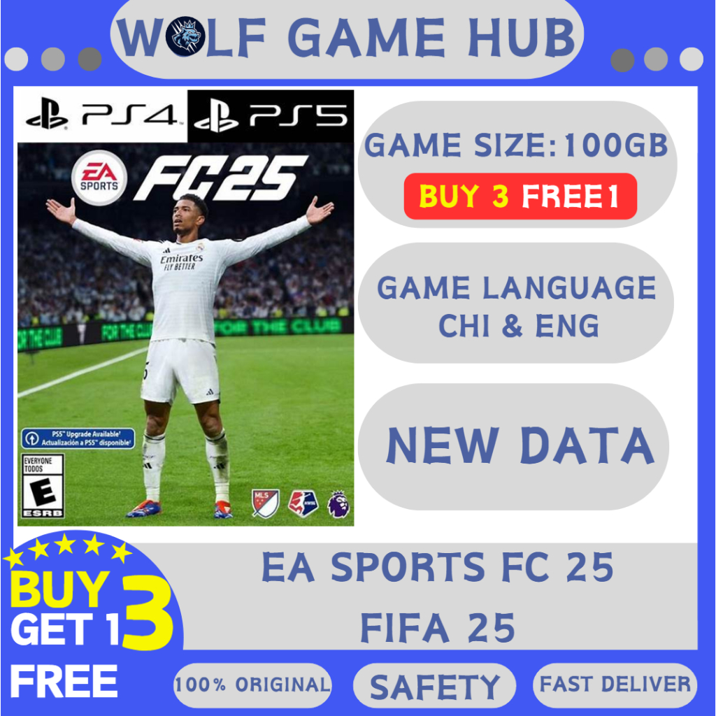 EA SPORTS FC 25 FIFA 25 ( PS4 & PS5 ) Game Digital Download Permainan ...