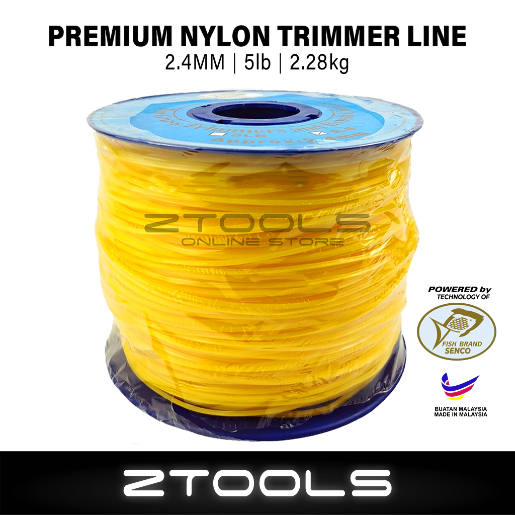 (ZTOOLS) 5lb/2kg Nylon Grass Trimmer Line Tali Tangsi Mesin Rumput Grass Cutter Cable BG430 ...
