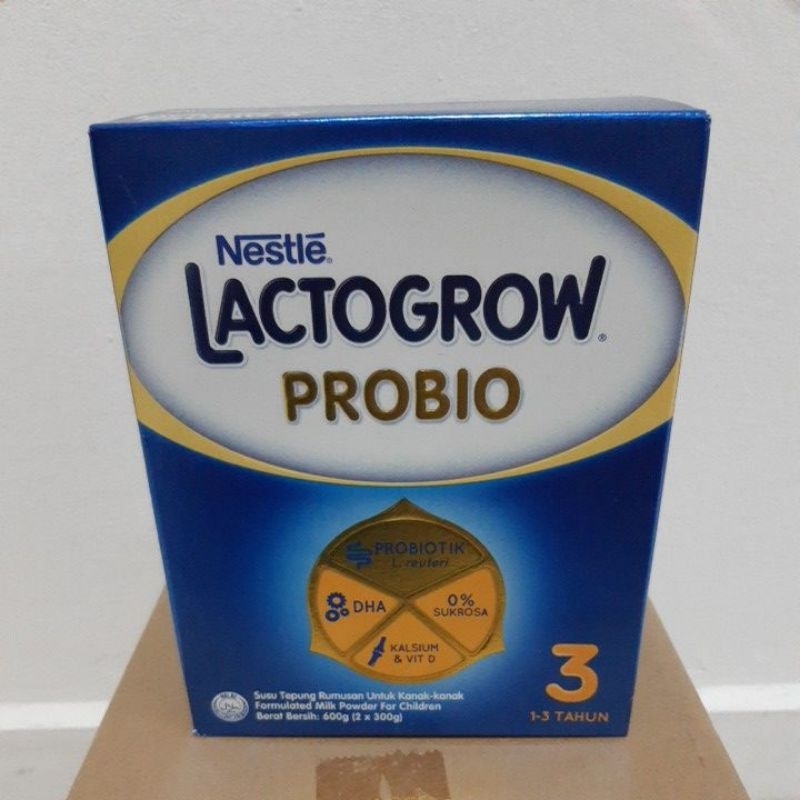 Nestle Lactogrow Probio 3 (1-3 tahun) 600g | Shopee Malaysia