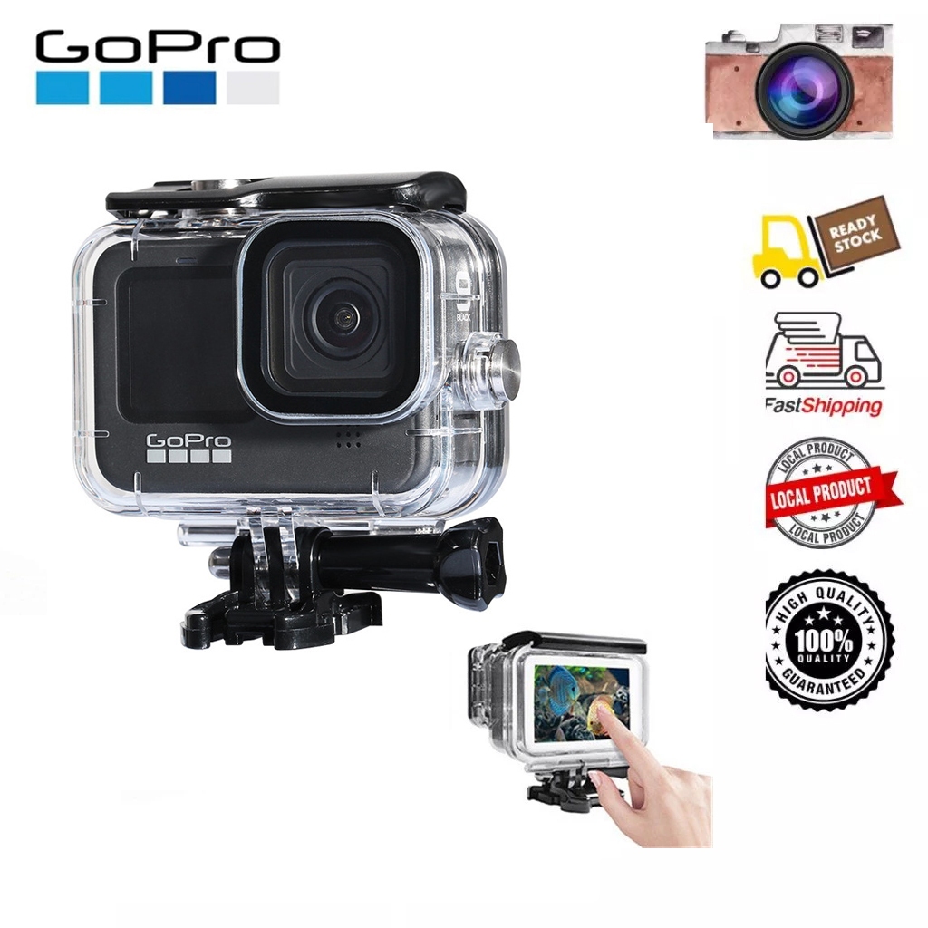 GoPro Hero 13/12/11/10/9/8/7/6/5/4/3/3+ Black Session Waterproof Case ...