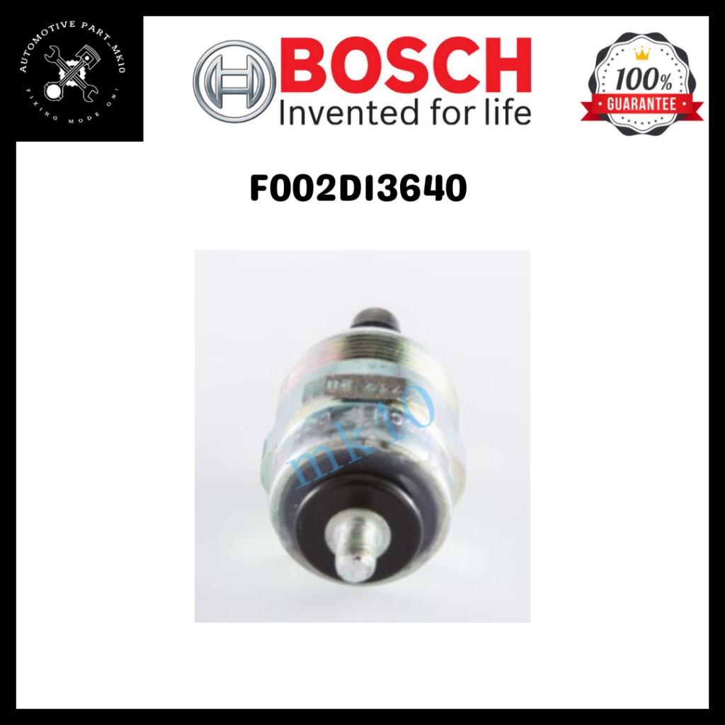 Bosch Diesel Pump Switch F002D13640 – 100% Genuine | Shopee Malaysia