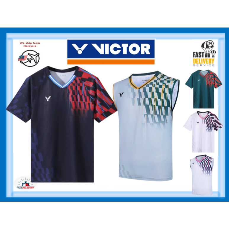 (BTM-151)Ready stock and ship from malaysia🚐📢📣🎉2025 New Victor Badminton Jersey#victor | Shopee ...