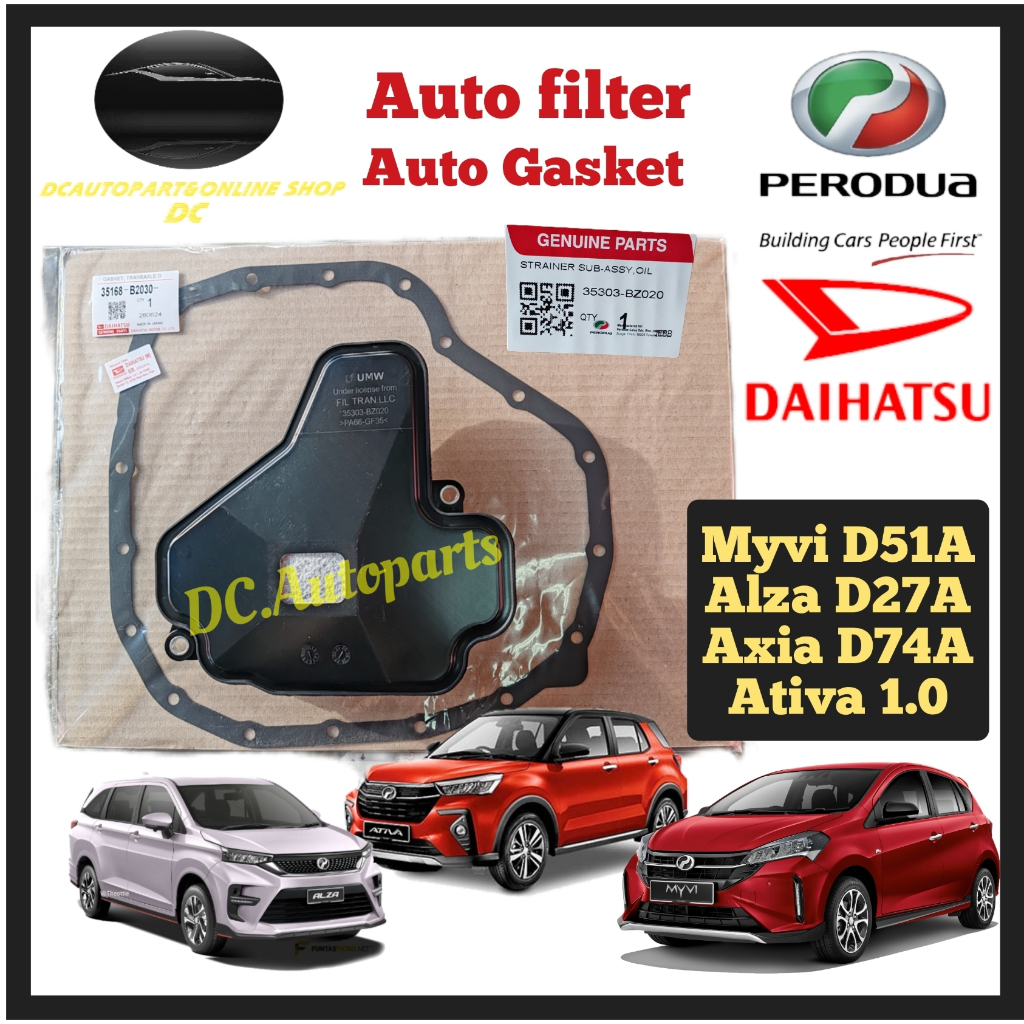 ORIGINAL PERODUA AUTO TRANSMISSION FILTER PERODUA ATIVA 1.0 TURBO ...