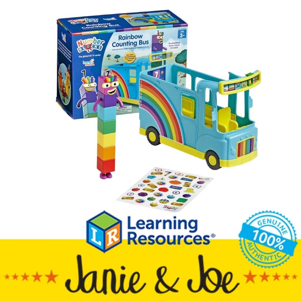Learning Resources Numberblocks Rainbow Counting Bus by hand2mind- 3 ...