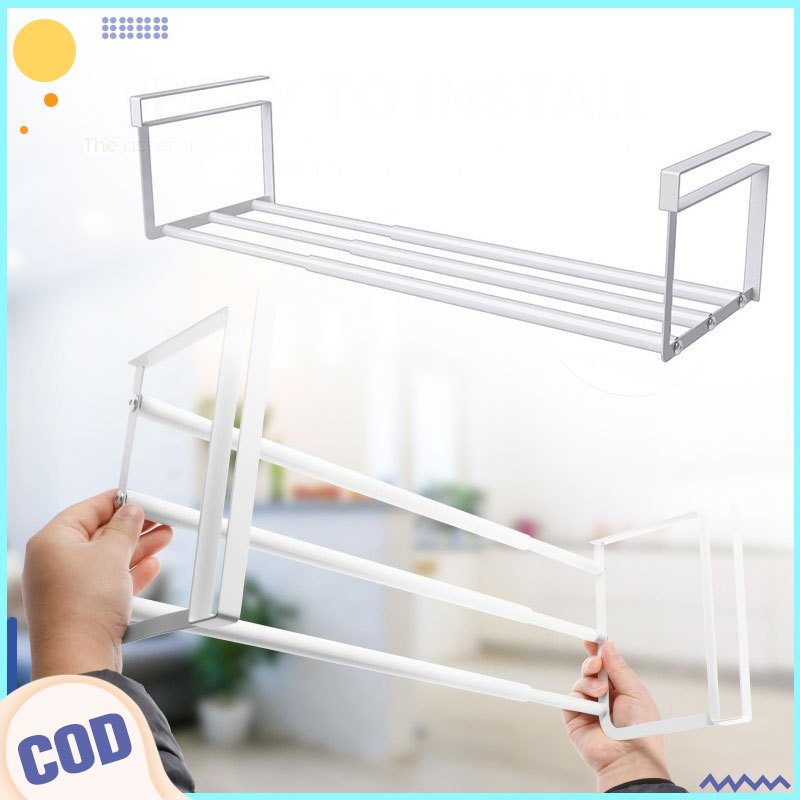 Under Cabinet Shelf Hanging Retractable Shoe Rack Expandable Shoe Rack ...