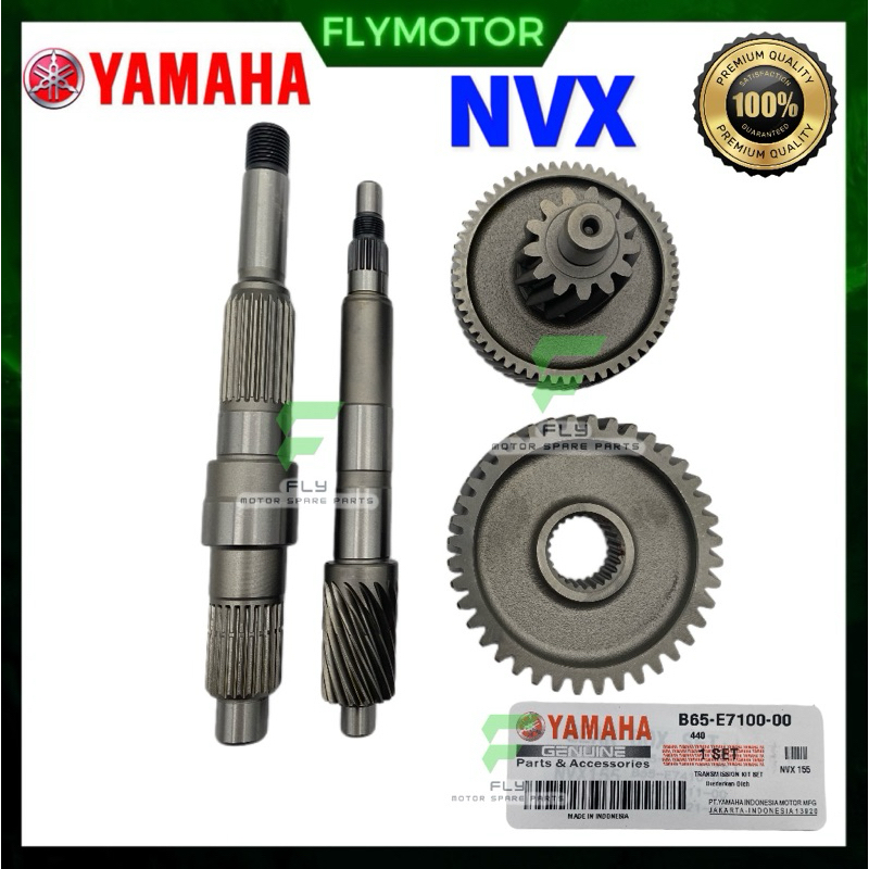 YAMAHA NVX 155 NVX155 V1 ENGINE ENJIN GEAR BOX COMP COMPLETE SET ASSY ...