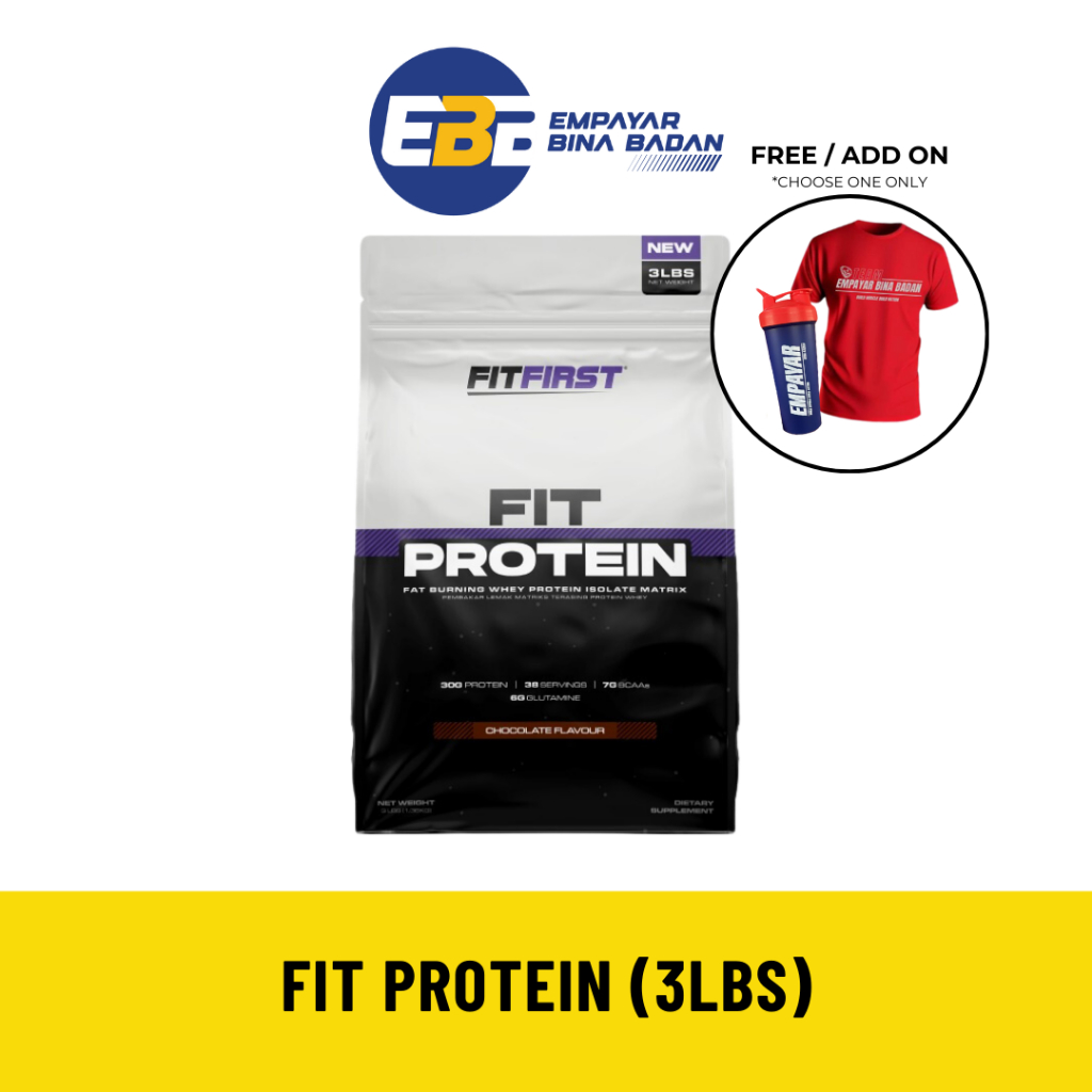 FIT FIRST PROTEIN (38serv) WHEY PROTEIN+GROWTH MUSCLE+FAST RECOVERY ...