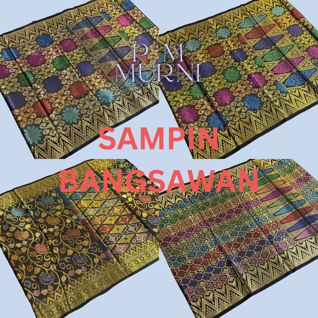 sampin bangsawan | sampin hitam | biru | hijau | merah | purple | lilac ...