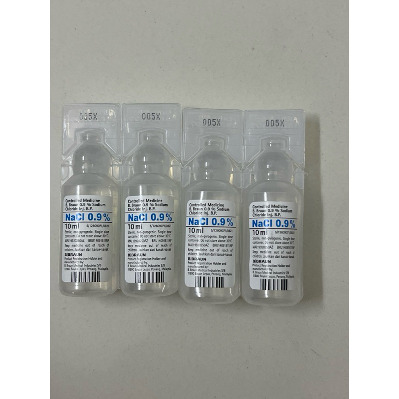 B Braun Sodium Chloride (Normal Saline) 0.9% - Mini-Plasco® (4's ...