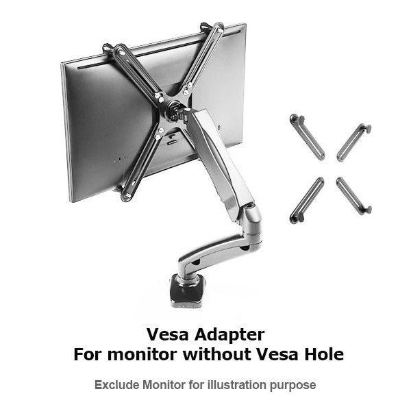 XMA Universal Vesa Monitor Bracket Adapter for Monitor Size 13" - 27 ...