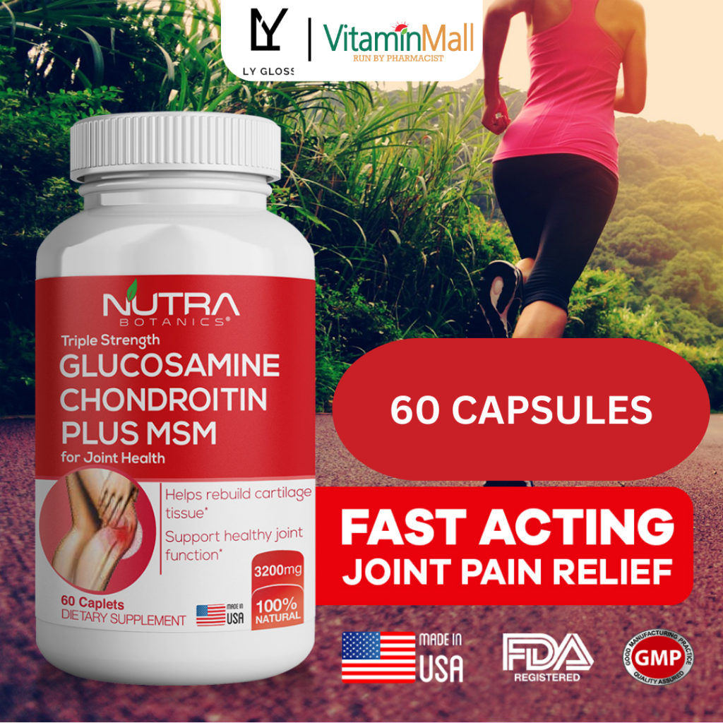 [Ready Stock] Nutra Botanics Glucosamine Chondroitin MSM Triple ...