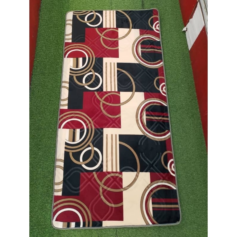 Carpet Gebu Tebal Super Soft Mink Single Size .(90x180 CM) 3X6 kaki ...