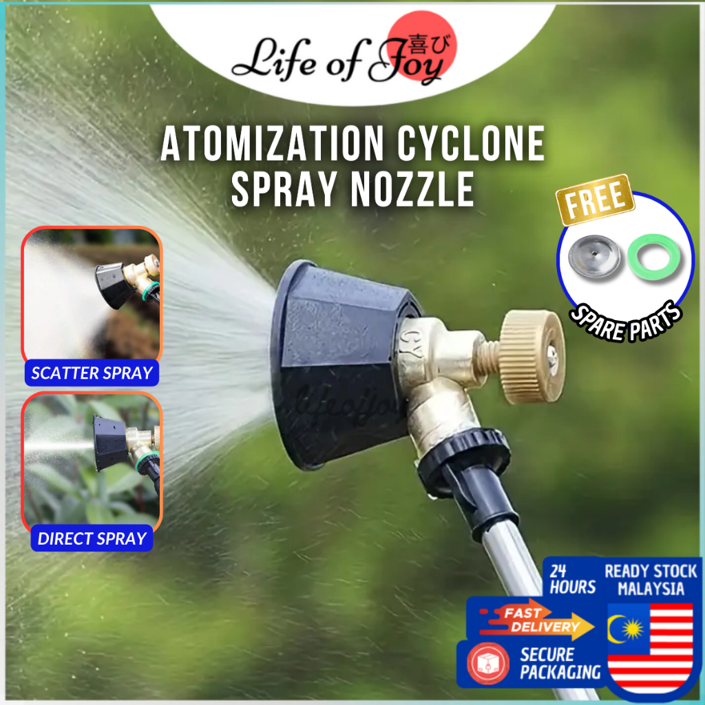 LOJ Atomization Cyclone Nozzle High Pressure Agricultural Mist Spryer ...