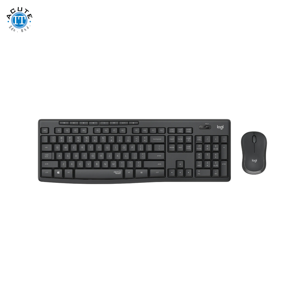 Logitech MK295 Silent Wireless Mouse & Keyboard Combo with SilentTouch ...