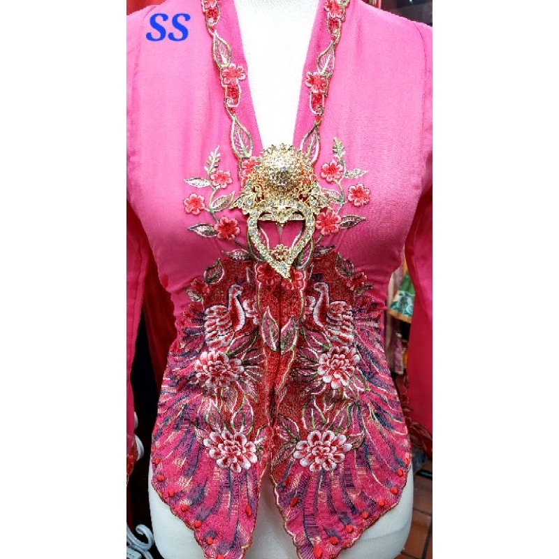 Kebaya Sulam Nyonya Embroidery Traditional Hand Made(SS) | Shopee Malaysia