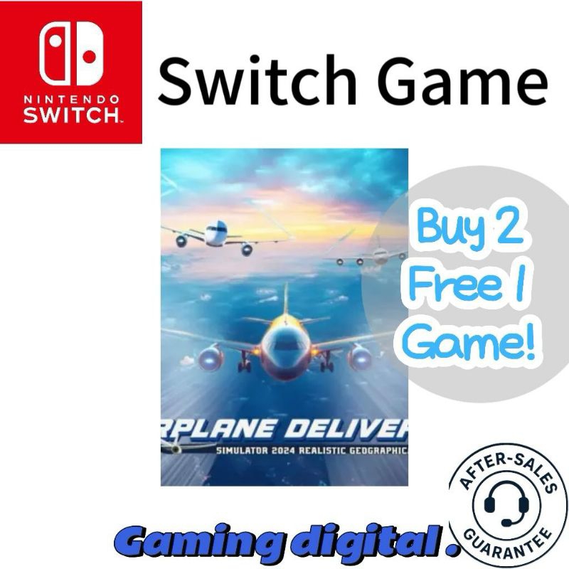 airplane delivery simularor 2024 realistic geographical Nintendo switch ...